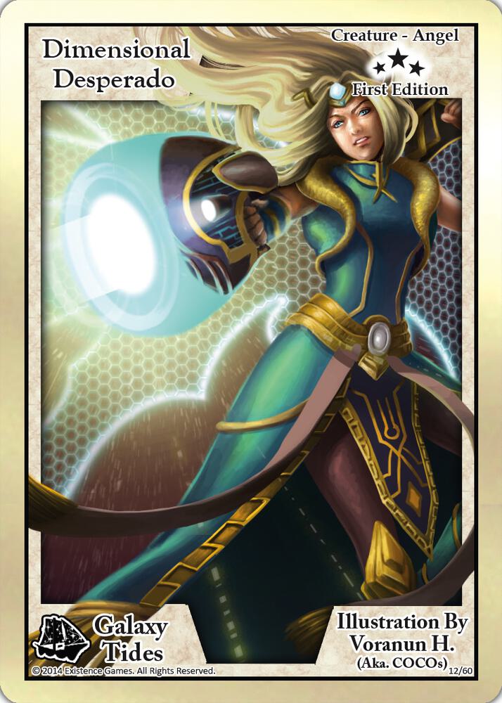 Dimensional Desperado (First Edition) - Galaxy Tides - Exodus TCG