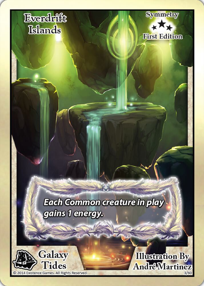 Everdrift Islands (First Edition) - Galaxy Tides - Exodus TCG