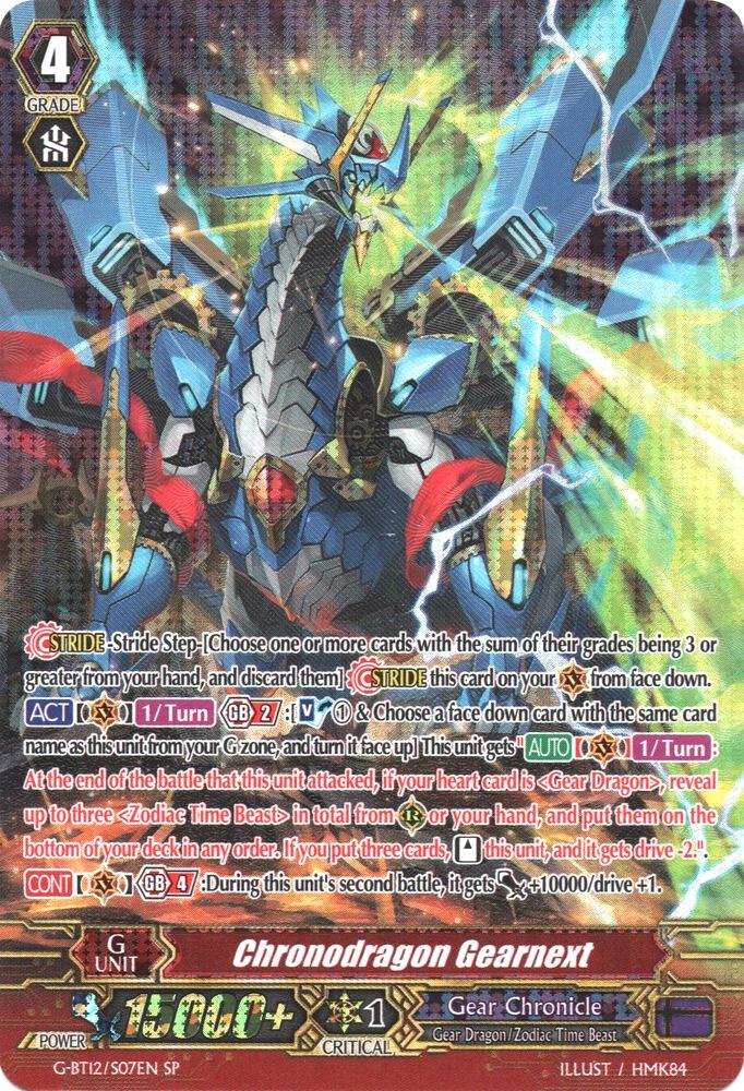 Chronodragon Gearnext (SP) - G-BT12: Dragon King's Awakening - Cardfight Vanguard - TCGplayer.com