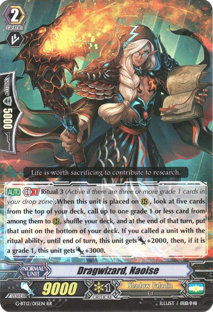 Dragwizard, Naoise - G-BT12: Dragon King's Awakening - Cardfight ...
