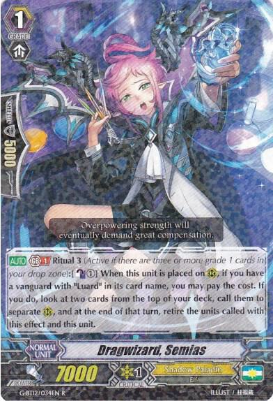 Dragwizard, Semias - G-BT12: Dragon King's Awakening - Cardfight Vanguard