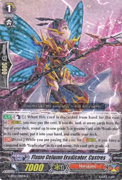 Flame Column Eradicator, Castres - G-BT12: Dragon King's Awakening - Cardfight Vanguard ...