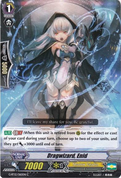 Dragwizard, Enid - G-BT12: Dragon King's Awakening - Cardfight Vanguard