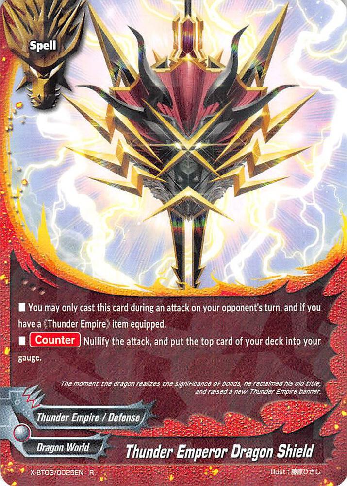 Thunder Emperor's Dragon Shield - Overturn! Thunder Empire!! - Future ...