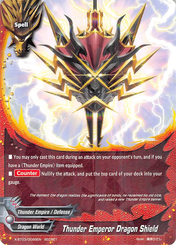 Thunder Emperor's Dragon Shield - Overturn! Thunder Empire!! - Future ...