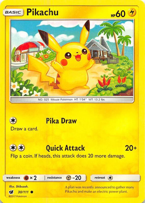 Pikachu - SM - Burning Shadows - Pokemon - TCGplayer.com