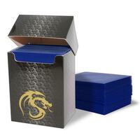 Deck Guards Double Matte Standard - Blue (80-Pack) - BCW Card Sleeves ...