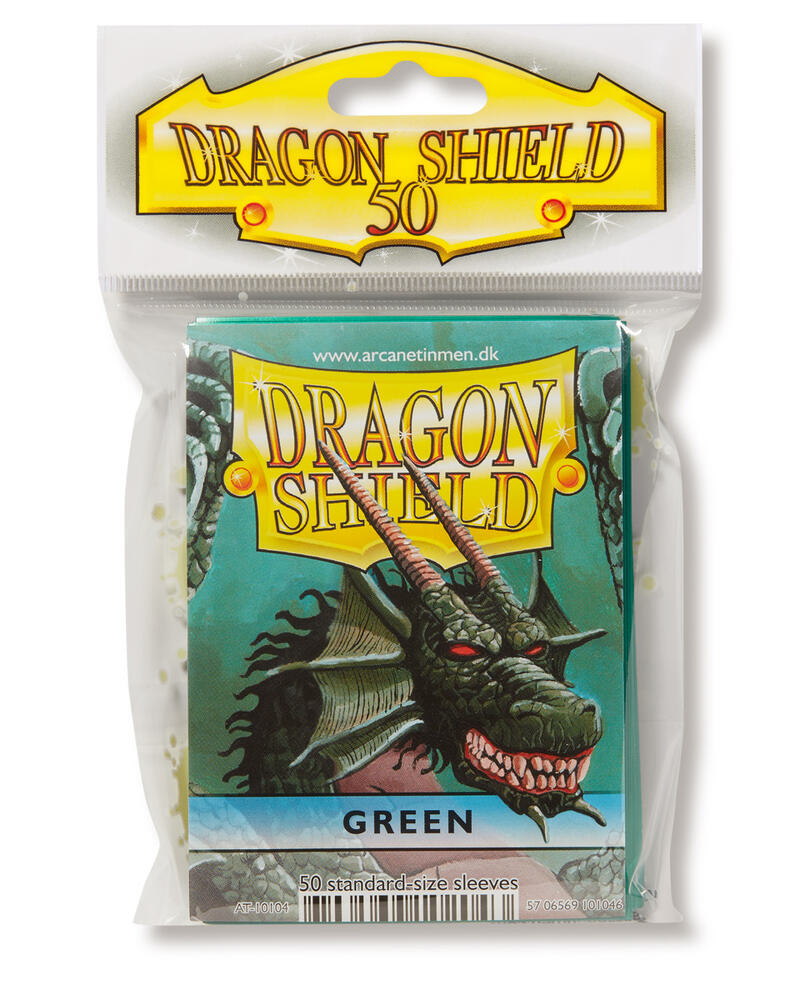 Dragon Shield Classic - Green (50-Pack) - Dragon Shield Card Sleeves ...