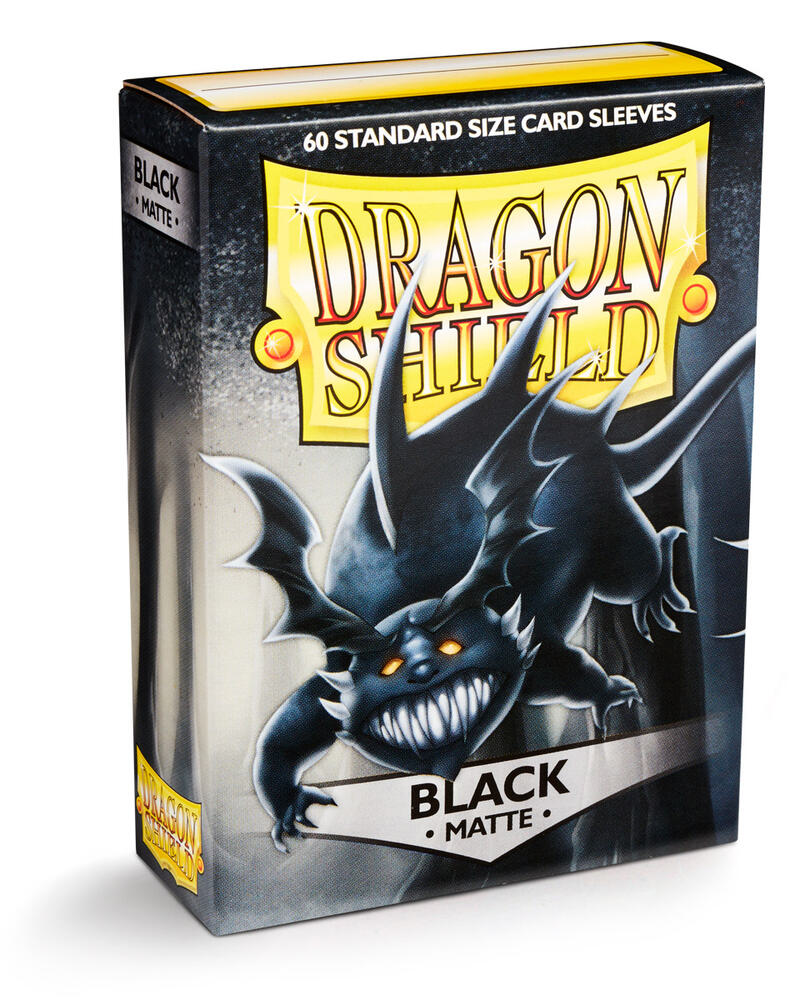 Dragon Shield Matte Sleeves - Black (60-Pack) - Dragon Shield Card ...