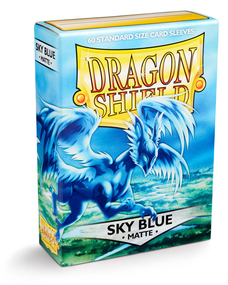 Dragon Shield Matte Sleeves - Sky Blue (60-Pack) - Dragon Shield Card ...