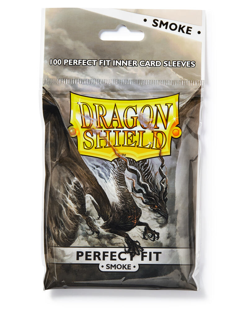 Dragon Shield Perfect Fit - Clear/Smoke (100-Pack) - Dragon Shield Card ...