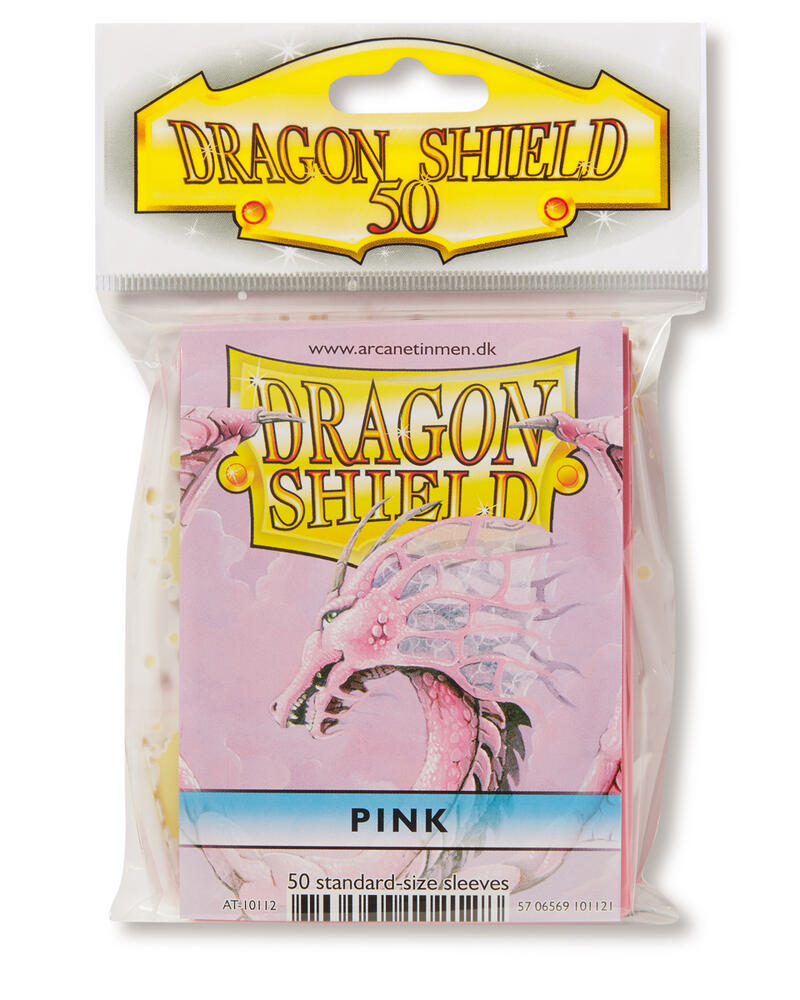 Dragon Shield Classic - Pink (50-Pack) - Dragon Shield Card Sleeves ...