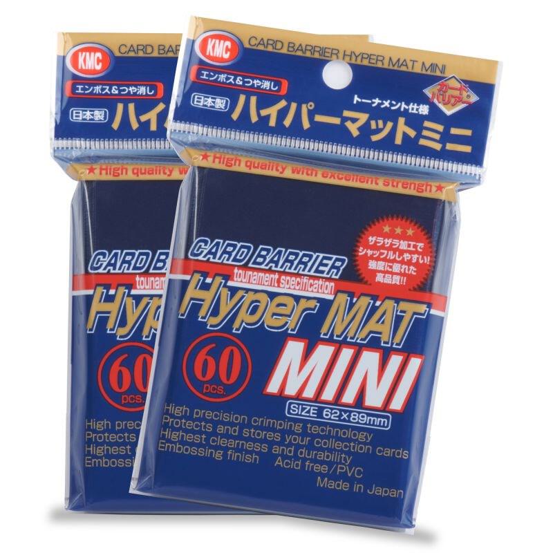 KMC Card Barrier - Hyper Matte Mini - Blue (60-Pack) - KMC Card Sleeves ...