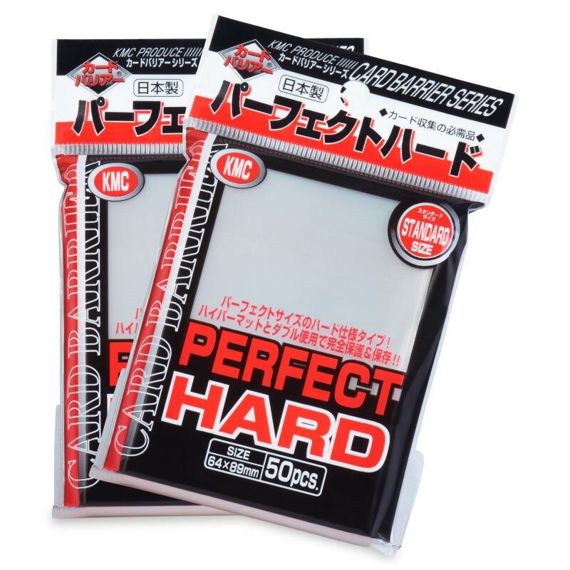KMC Full Sized - Perfect Hard Sleeves - Clear (50-Pack) - KMC Card ...