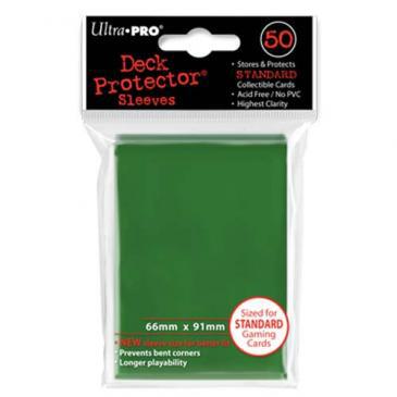 Standard Deck Protectors - Green (50-Pack) - Ultra Pro Card Sleeves ...