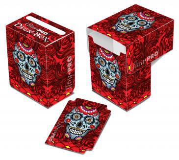 Dia De Los Muertos Blue Skull Deck Box - Ultra Pro Deck Boxes - Deck Boxes