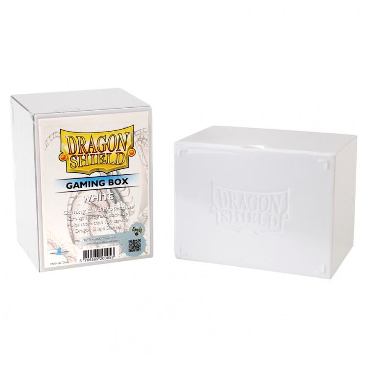 Dragon Shield Gaming Box - White (Holds 75+) - Dragon Shield Deck Boxes ...