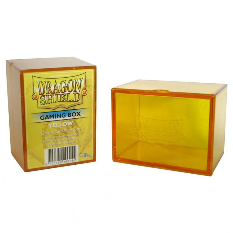 Dragon Shield Gaming Box - Yellow (Holds 75+) - Dragon Shield Deck ...