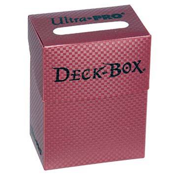 Textured Deck Box - Cranberry Ice - Ultra Pro Deck Boxes - Deck Boxes ...