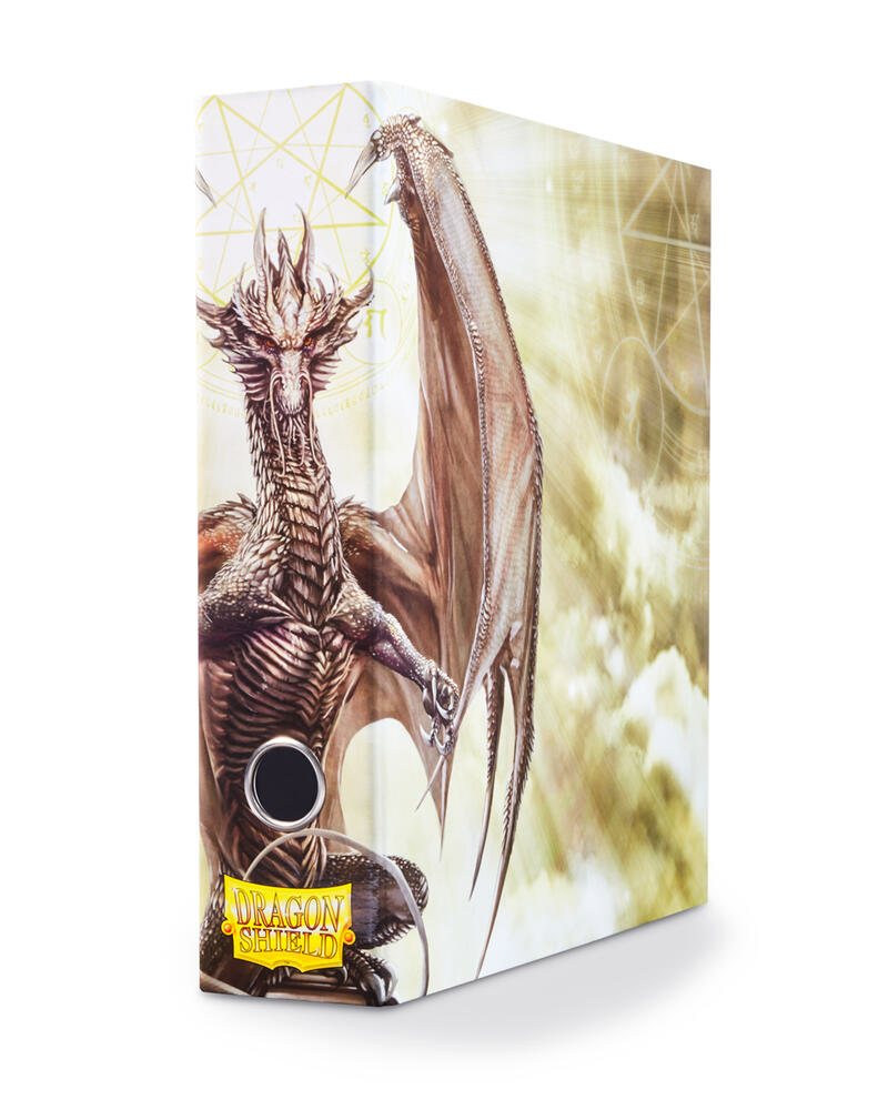 Dragon Shield Slipcase Binder Dragon Art - White - Dragon Shield ...