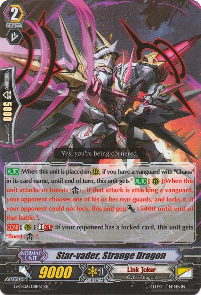 Star-vader, Strange Dragon - G-CB06: Rondeau of Chaos and Salvation - Cardfight Vanguard