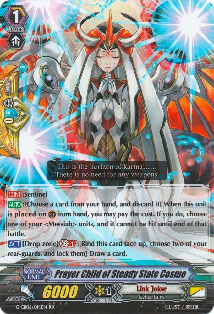 Prayer Child of Steady State Cosmo - G-CB06: Rondeau of Chaos and Salvation - Cardfight Vanguard ...