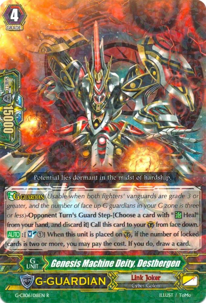 Genesis Machine Deity, Desthergen - G-CB06: Rondeau of Chaos and Salvation - Cardfight Vanguard