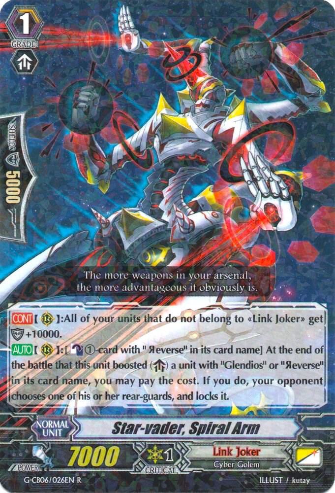 Star-vader, Spiral Arm - G-CB06: Rondeau of Chaos and Salvation - Cardfight Vanguard
