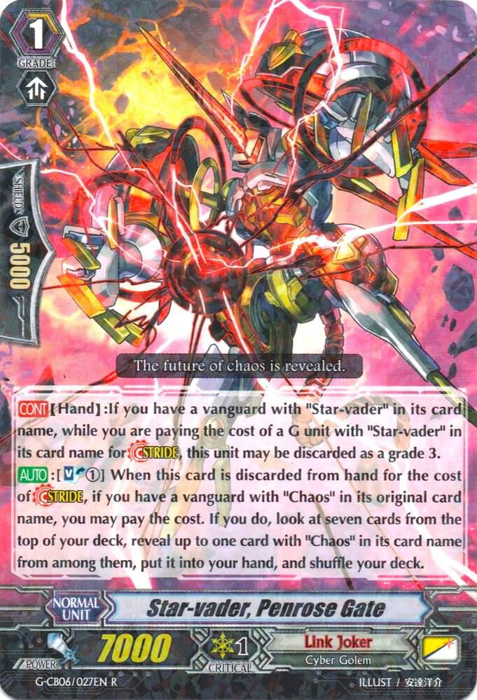 Star-vader, Penrose Gate - G-CB06: Rondeau of Chaos and Salvation - Cardfight Vanguard ...