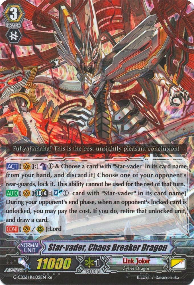 Star-vader, Chaos Breaker Dragon - G-CB06: Rondeau of Chaos and Salvation - Cardfight Vanguard ...