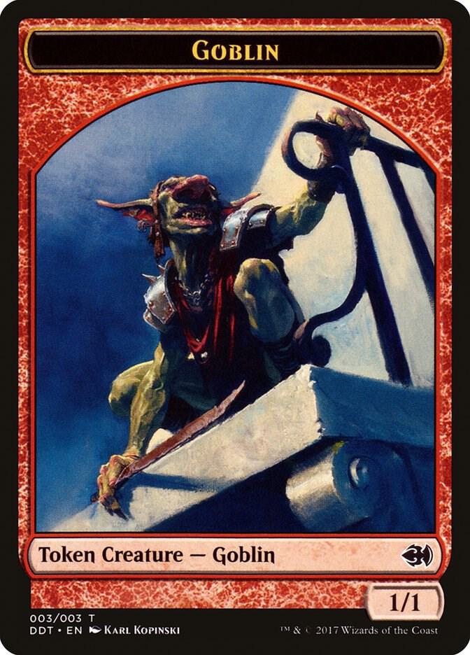 Goblin Token - Duel Decks: Merfolk vs. Goblins - Magic: The Gathering ...