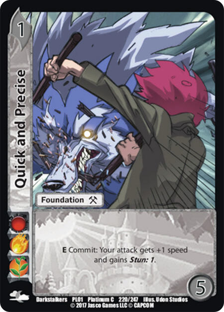 Quick and Precise - Capcom Platinum Series - UniVersus - TCGplayer.com