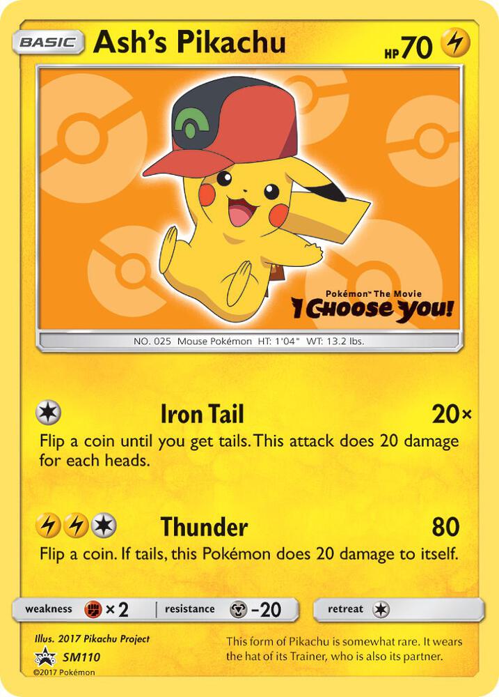 Ash's Pikachu - SM108 - SM Promos - Pokemon - TCGplayer.com