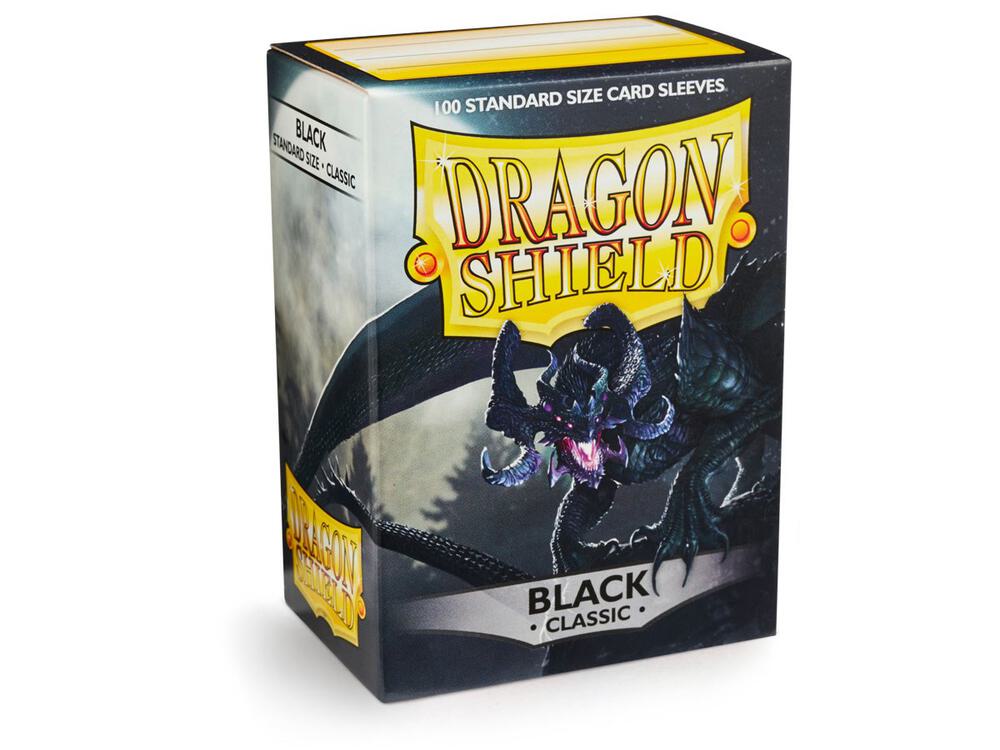 Dragon Shield Classic - Black (100-Pack) - Dragon Shield Card Sleeves ...
