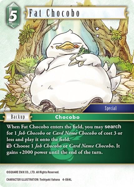 Fat Chocobo - Opus IV - Final Fantasy TCG - TCGplayer.com