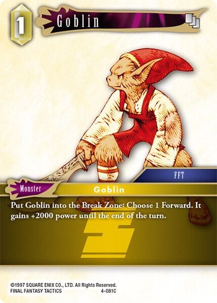 Goblin (4-081C) - Opus IV - Final Fantasy TCG