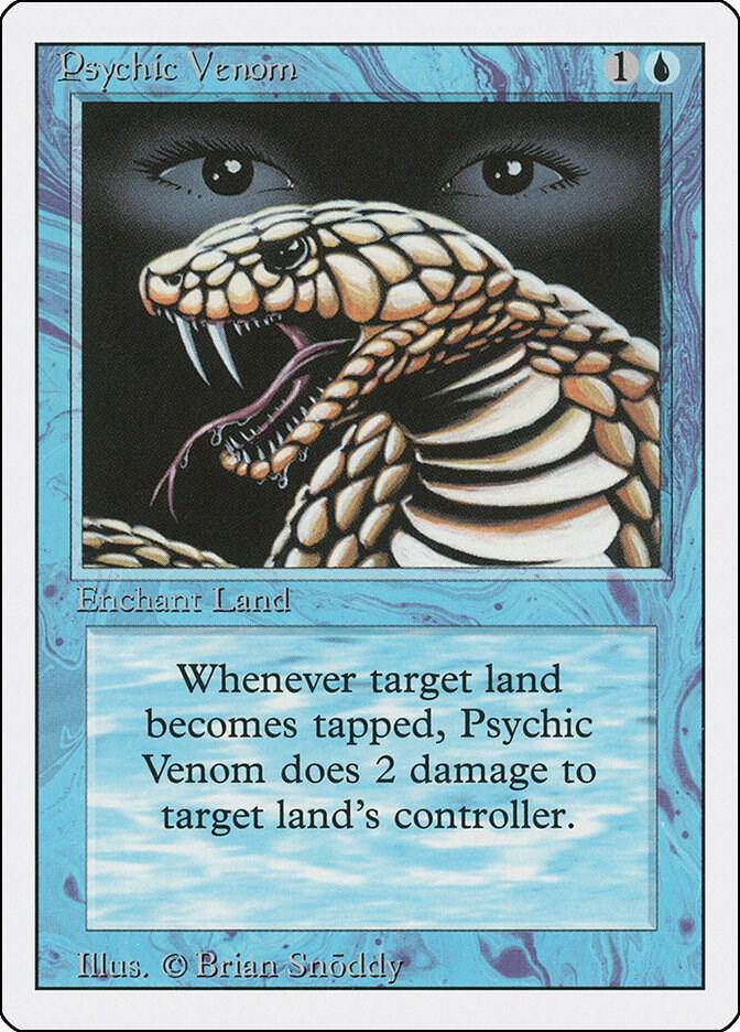Psychic Venom - Revised Edition - Magic: The Gathering - TCGplayer.com