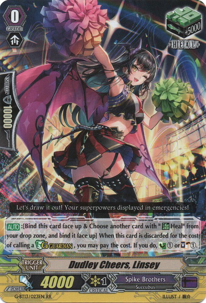 Dudley Cheers, Linsey - G-BT13: Ultimate Stride - Cardfight Vanguard
