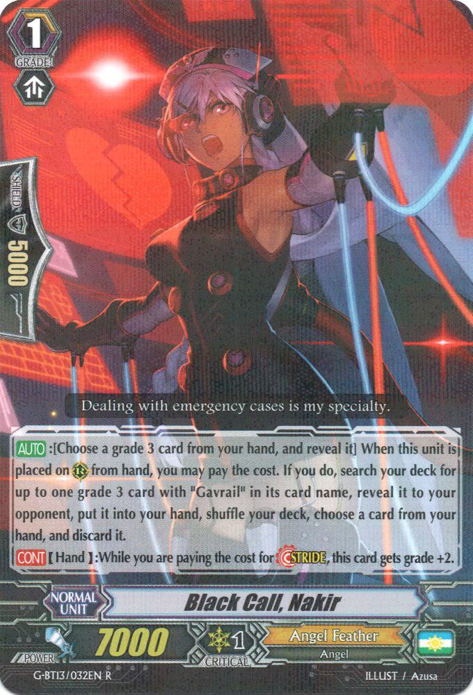 Black Call, Nakir - G-BT13: Ultimate Stride - Cardfight Vanguard