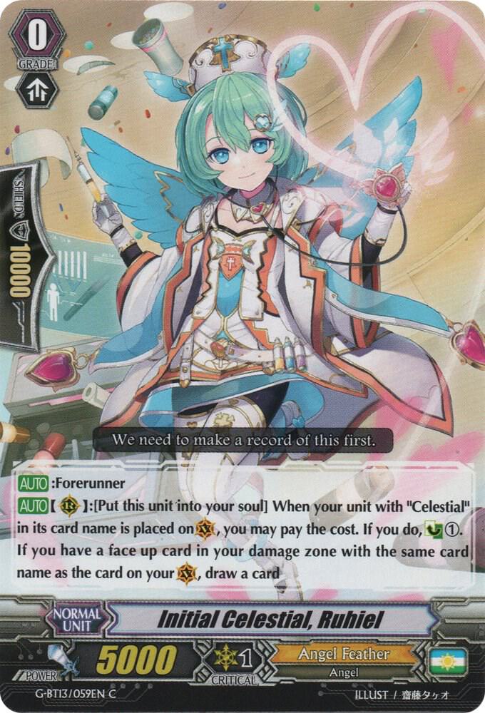 Initial Celestial, Ruhiel - G-BT13: Ultimate Stride - Cardfight Vanguard