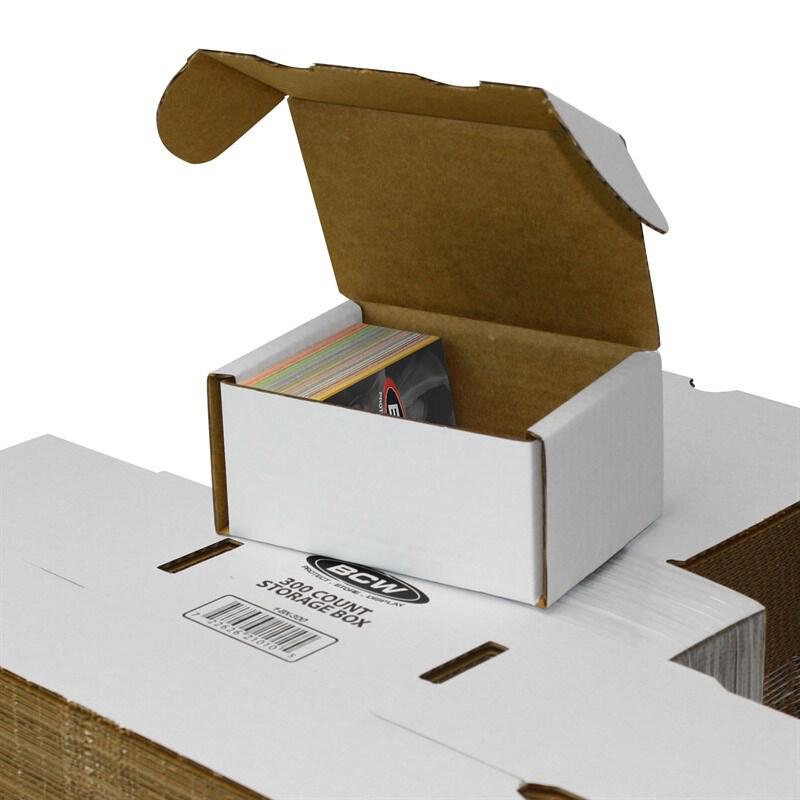 300 Count Storage Box - BCW Card Storage Boxes - Collectible Storage ...