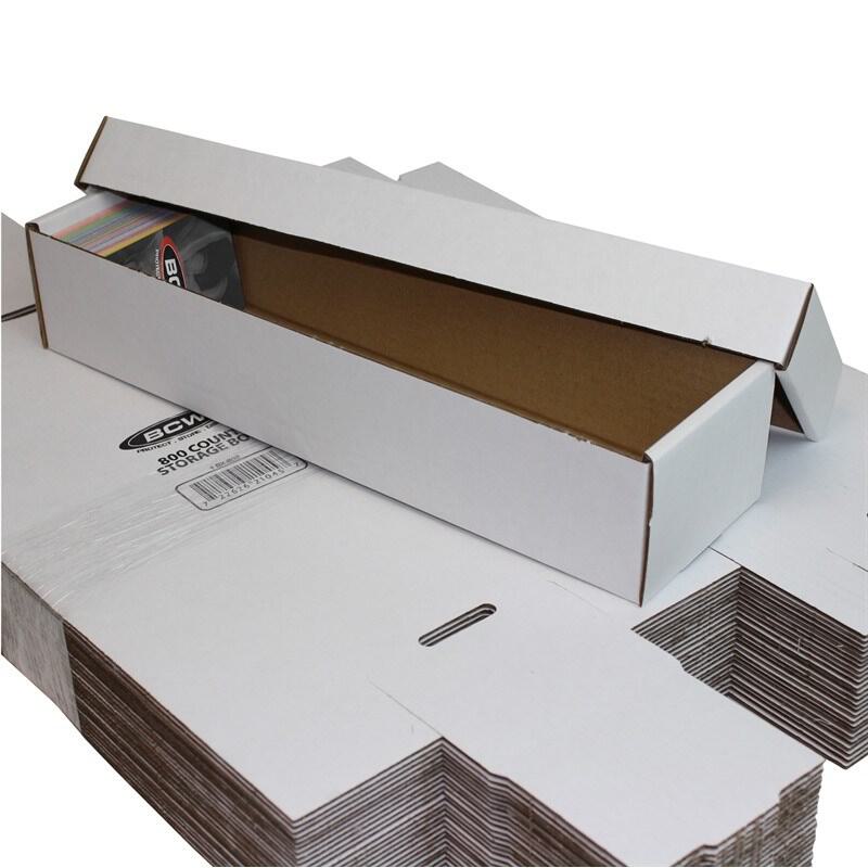 800 Count Storage Box (2 Piece) - BCW Card Storage Boxes - Collectible ...