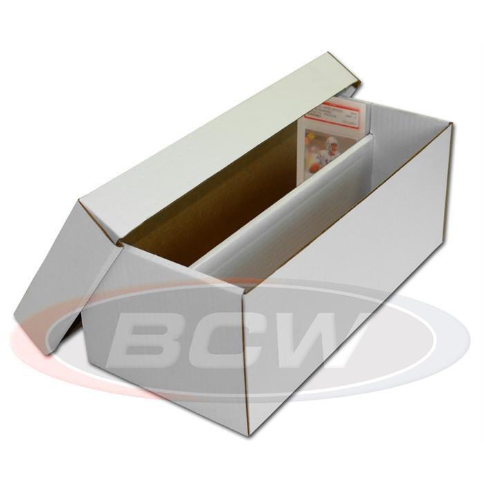 Graded Shoe Box (Holds 1600 Cards) - BCW Card Storage Boxes ...