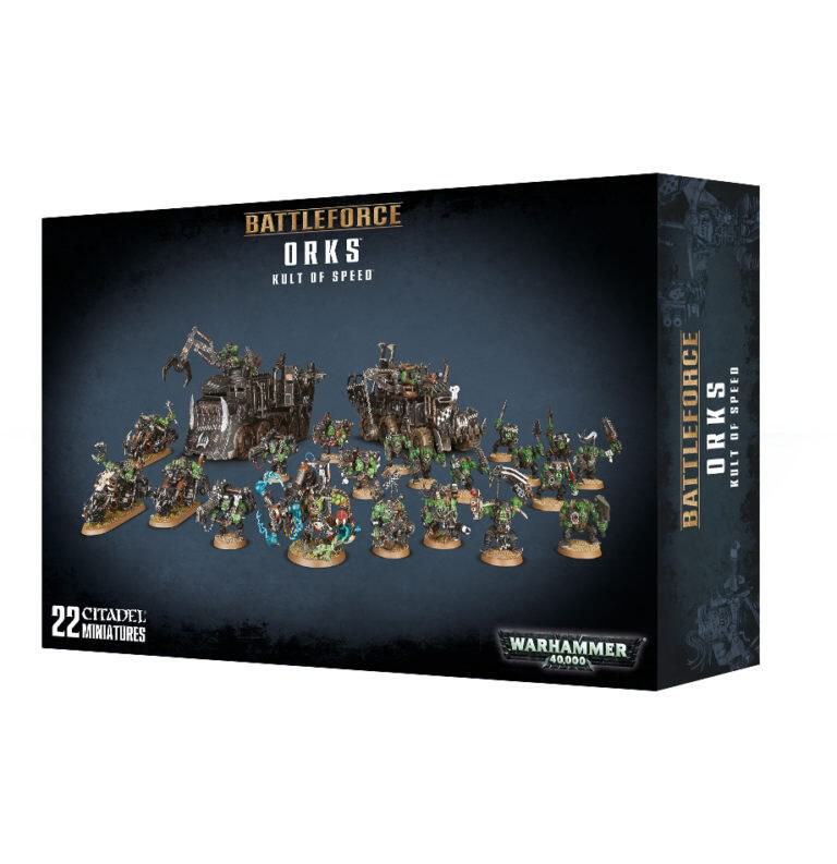 Warhammer 40K: Battleforce - Orks: Kult of Speed - Warhammer Plastic ...