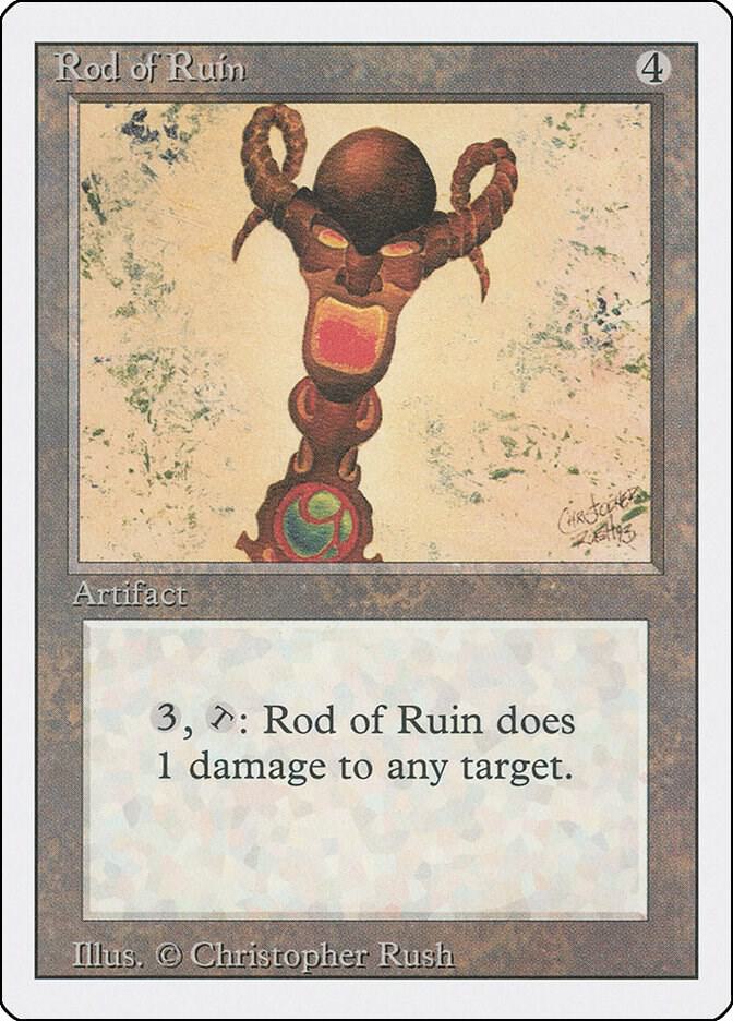 Rod of Ruin - Revised Edition - Magic: The Gathering - TCGplayer.com