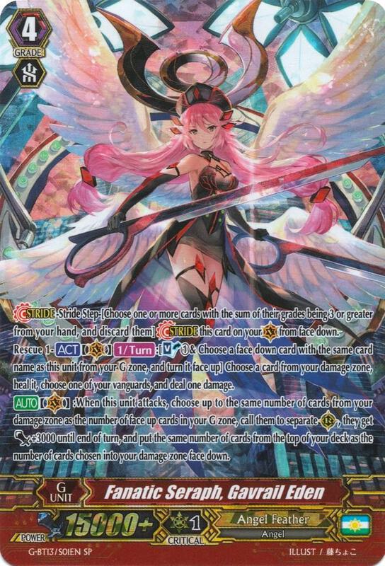 Fanatic Seraph, Gavrail Eden (SP) - G-BT13: Ultimate Stride - Cardfight Vanguard - TCGplayer.com