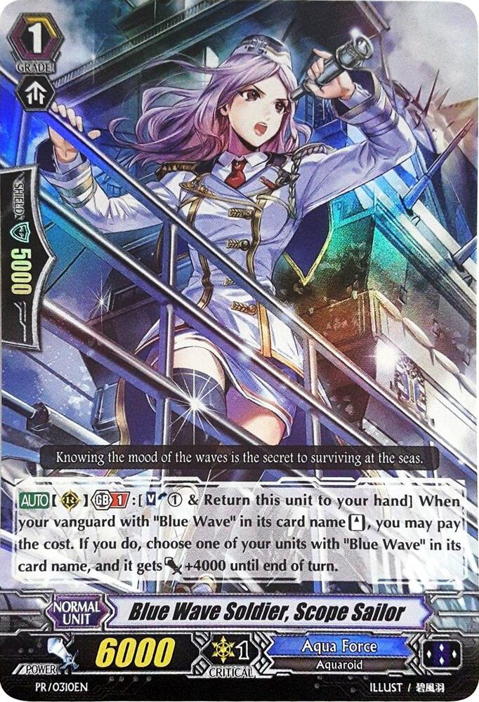 Blue Wave Soldier, Scope Sailor - Promo Cards - Cardfight Vanguard ...