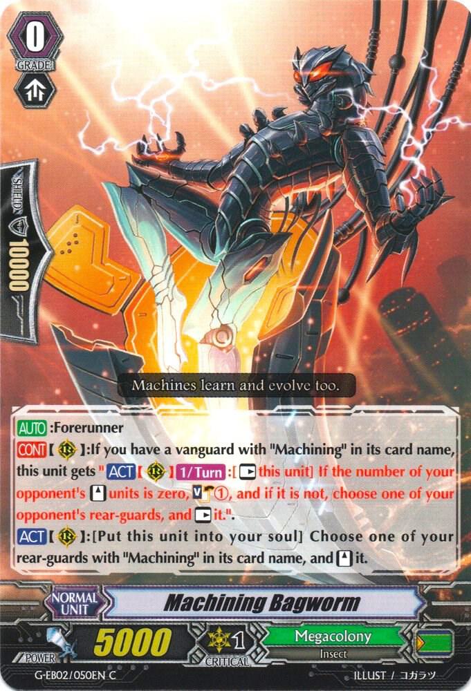 Machining Bagworm - G-EB02: The AWAKENING ZOO - Cardfight Vanguard - TCGplayer.com