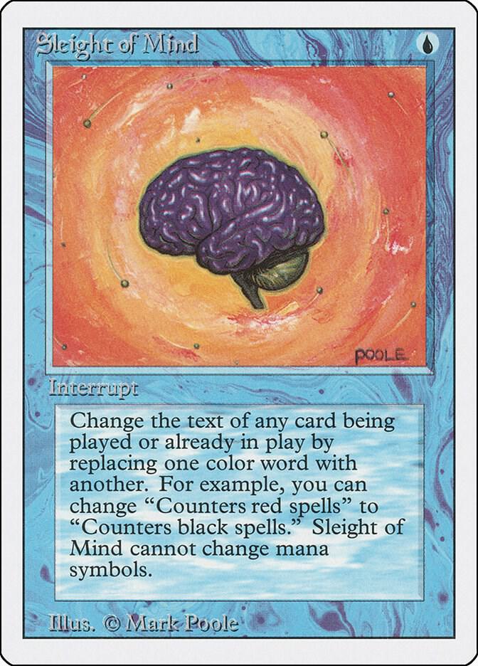 Sleight of Mind - Revised Edition - Magic: The Gathering - TCGplayer.com
