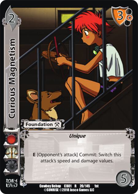 Curious Magnetism - Cowboy Bebop - UniVersus - TCGplayer.com